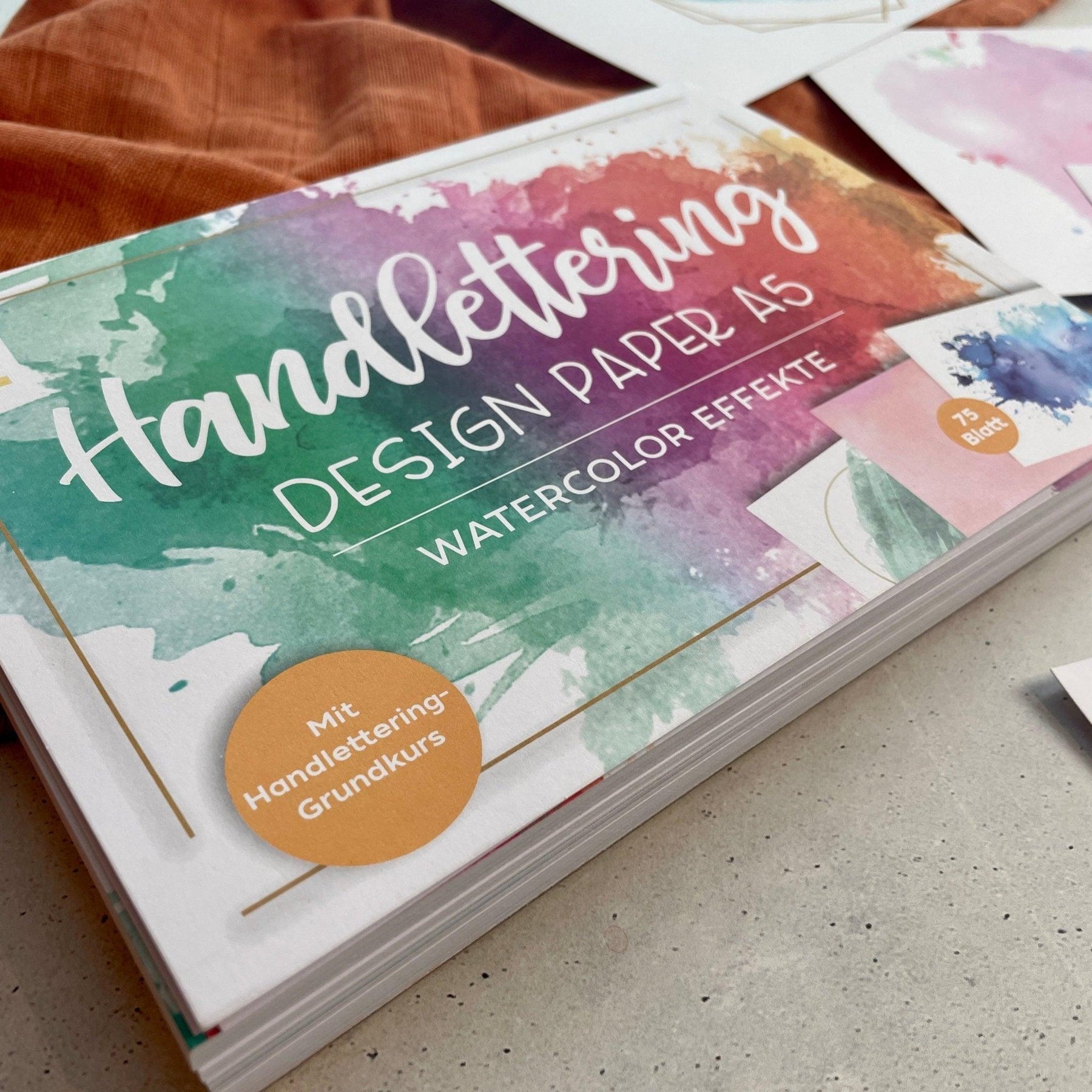 Design Paper Watercolor Effekte bei Stifteliebe